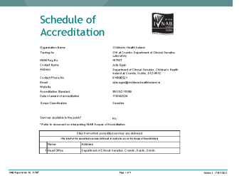 Children's Health Ireland t/a CHI at Crumlin: Department of Clinical ...