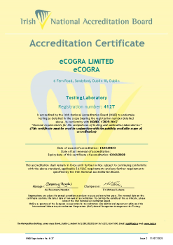 ECOGRA LIMITED t/a eCOGRA - INAB